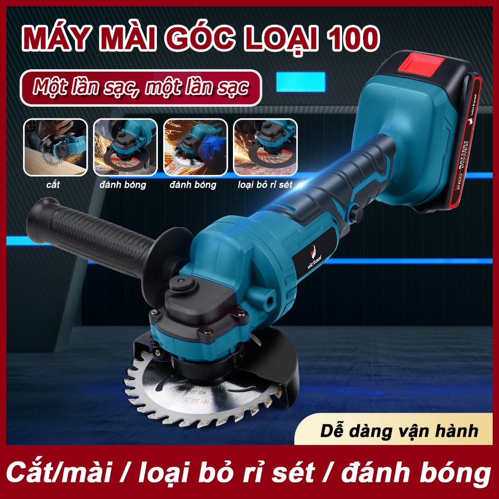 Máy cắt mài cầm tay pin 1000W,Máy mài pin cầm tay mini dùng 21V,Máy mài ...