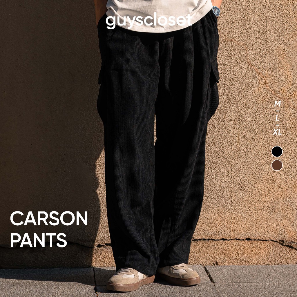 Quần Dài Nam GUY's Closet Carson Pants - Chất Nhung Tăm - Form Loose ...
