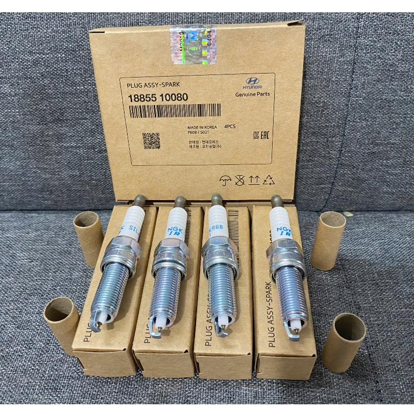 Bộ 4 Bugi Hyundai Accent i10 i20 i30 Kia Carens Cerato Forte 18855 ...