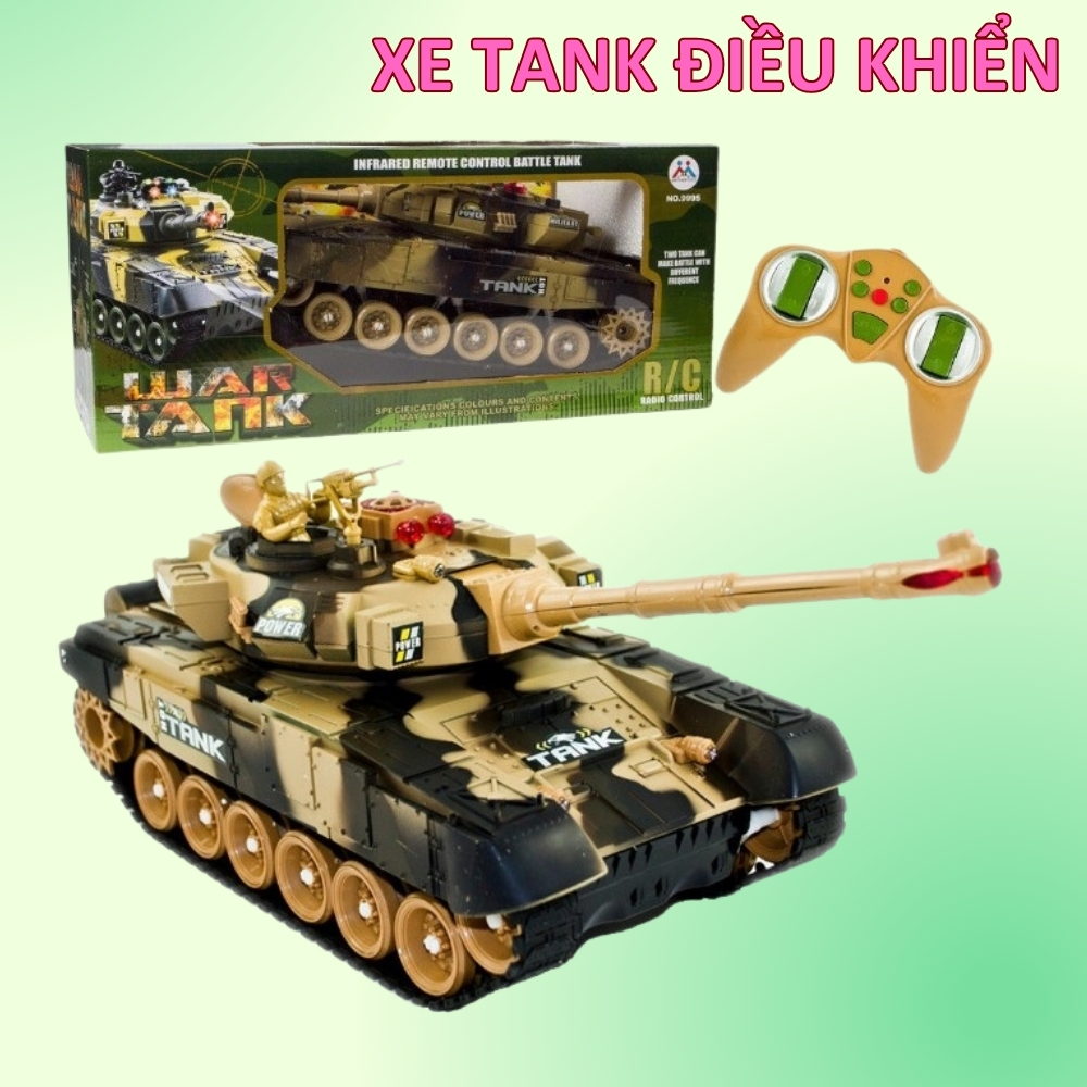 Xe tăng điều khiển từ xa đồ chơi xe tăng mô hình mô phỏng chân thực ...