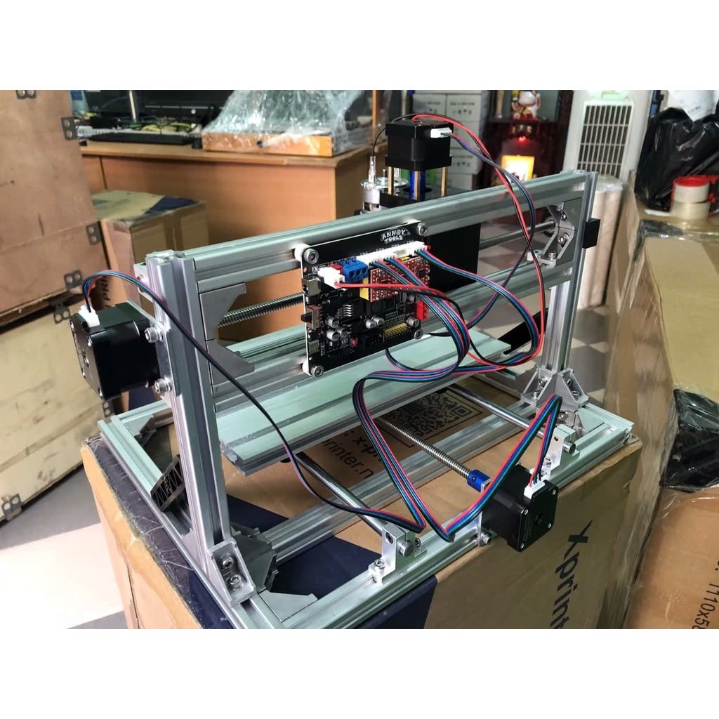 Phụ kiện cho máy CNC 3018 / 3018 Pro - Gối đõ trục, Đai ốc Vitme T8, Ổ ...