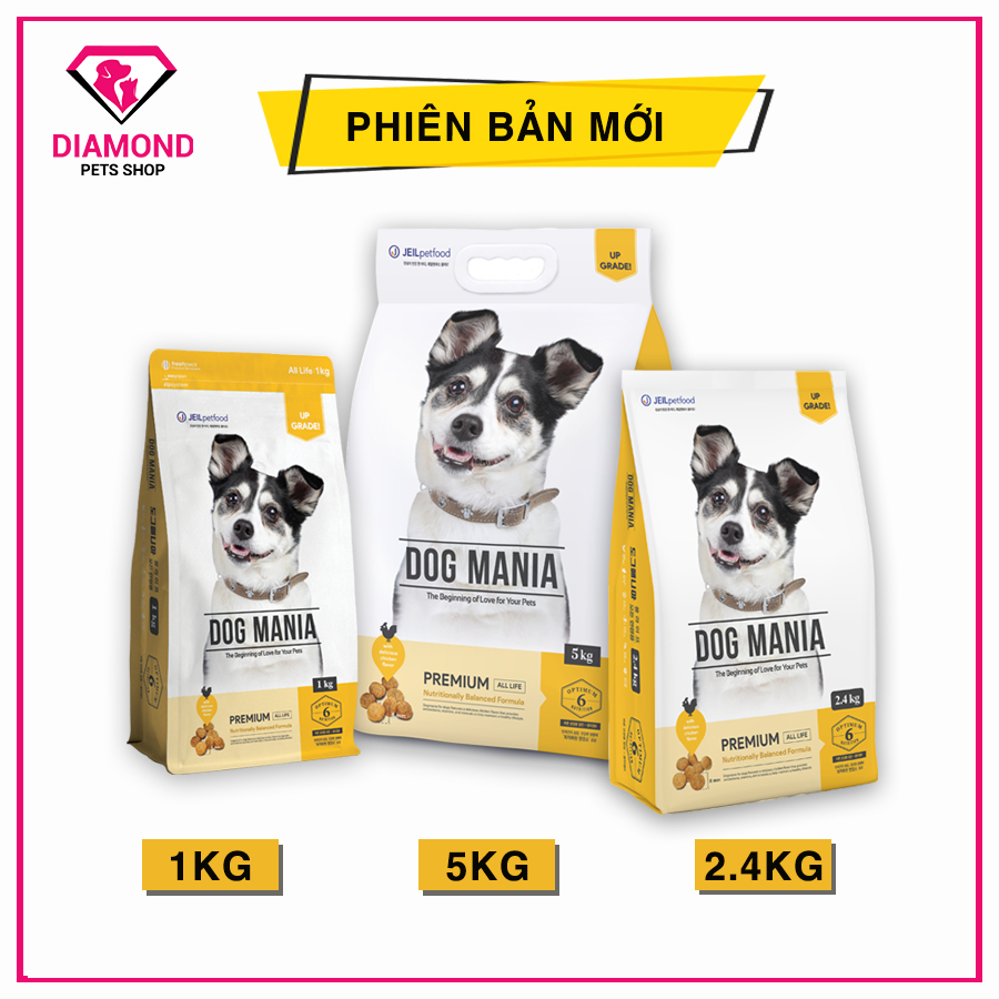 [5kg-quà tặng kèm] Thức ăn hạt cho chó Dog Mania Premium, Today Dog mẫu ...