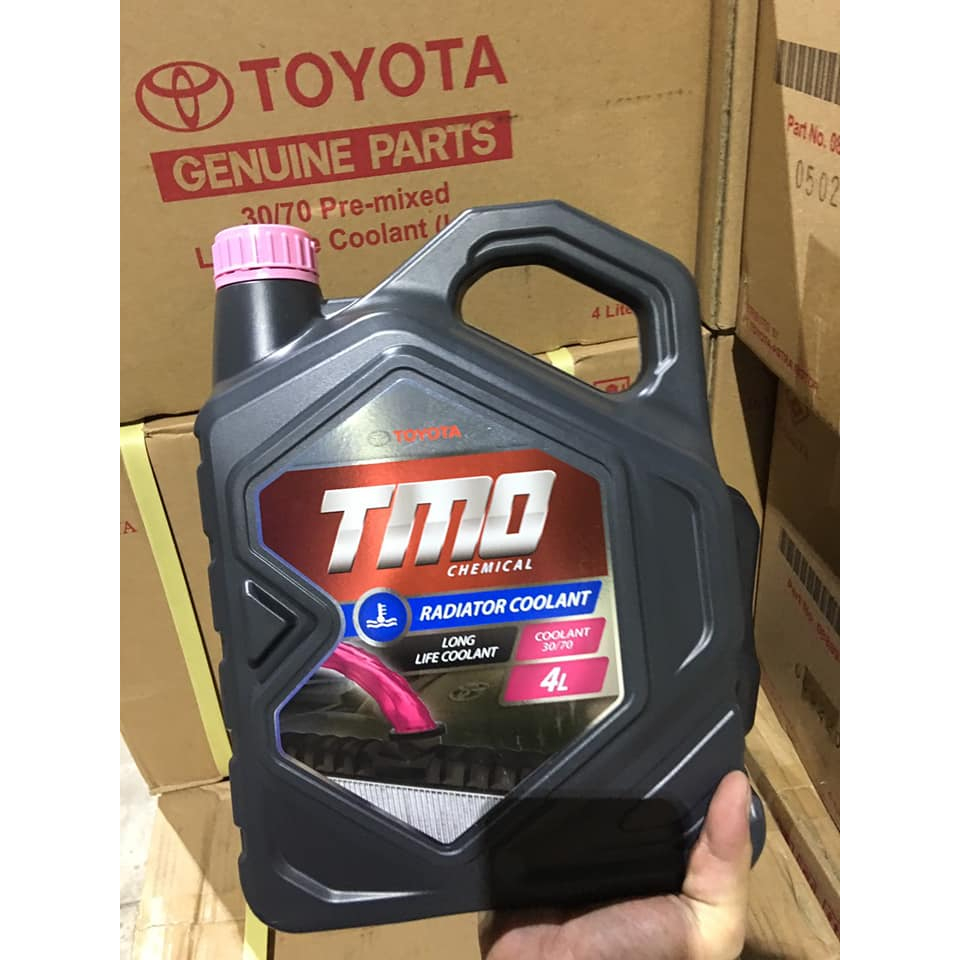 Nước Làm Mát Động Cơ Toyota TMO 30-70 4 Lít - Màu Đỏ, Chính Hãng 08889 ...