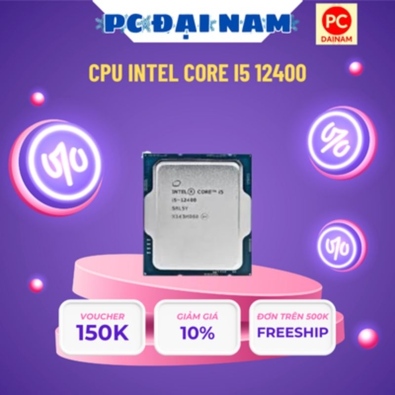 CPU Intel Core i5 12400 tray bảo hành 3 tháng. | Shopee Việt Nam