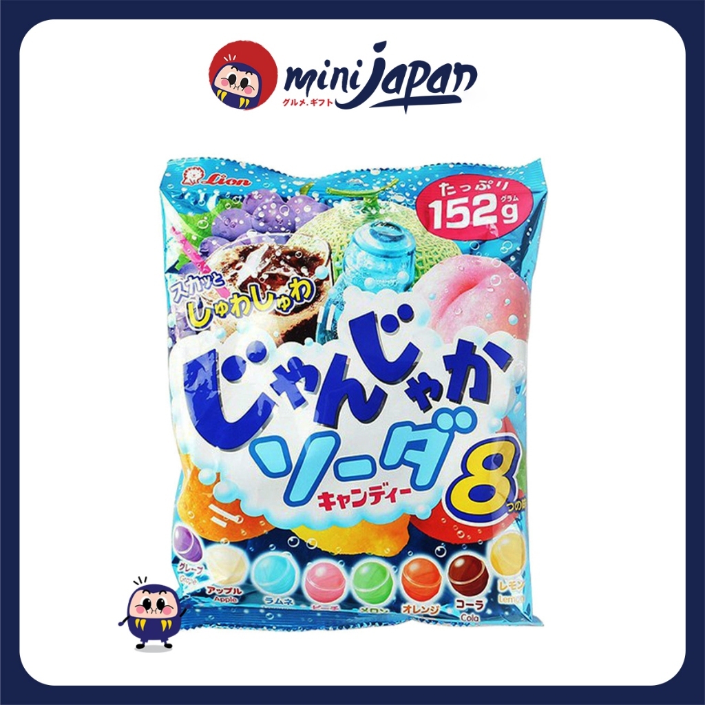Kẹo soda trái cây Lion 8 vị 114g Nhật Bản | Shopee Việt Nam