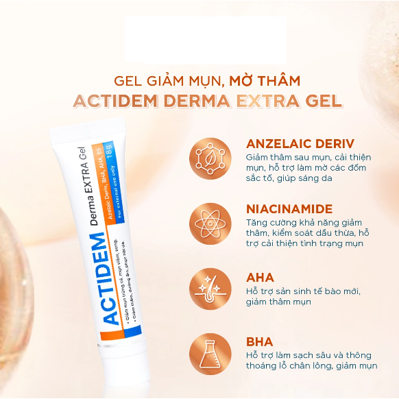Gel giảm mụn Actidem Extra Derma Gel 18gr | Shopee Việt Nam