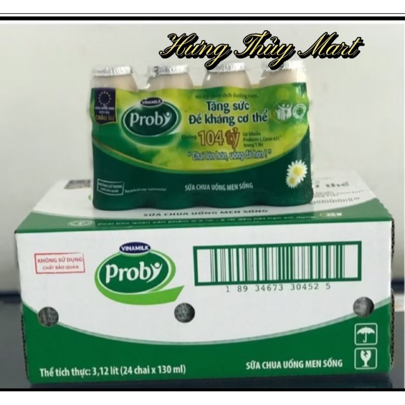 Sữa chua uống PROBI Vinamilk thùng 24chai×130ml | Shopee Việt Nam