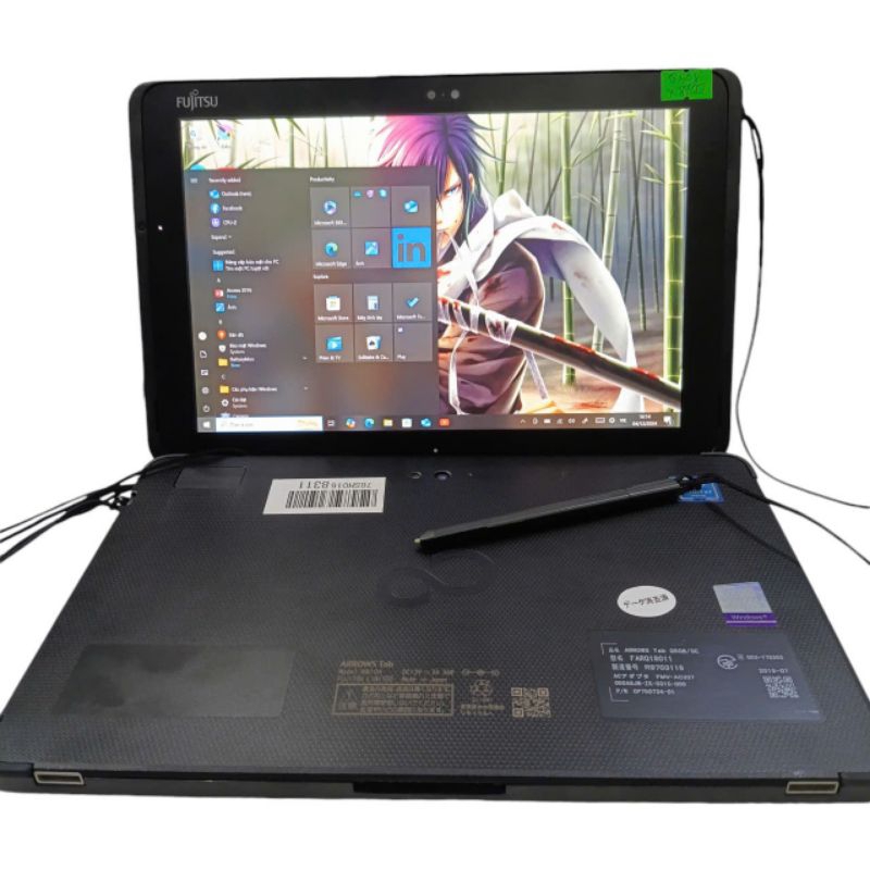 Máy tính bảng windows Fujitsu arrow tap Q508. cpu x7 z8700. ram 4.ssd ...