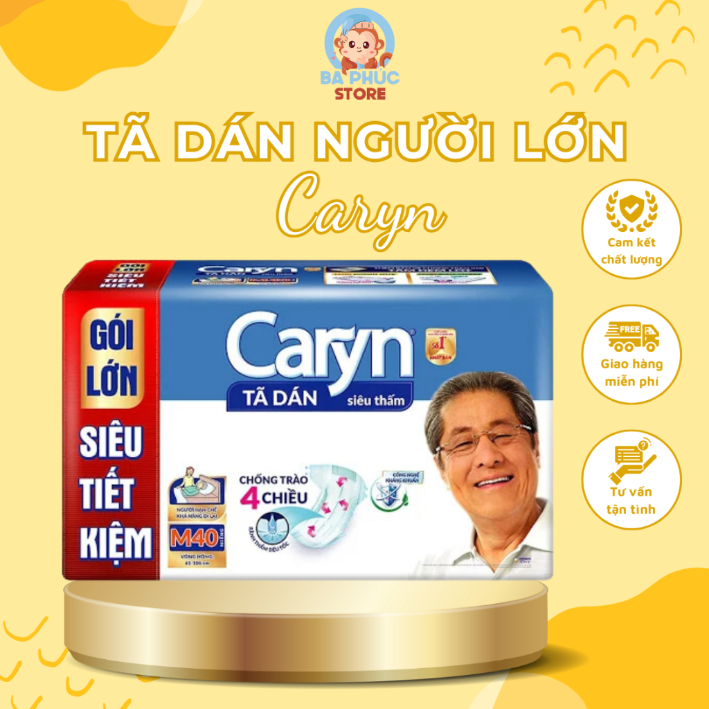 TÃ DÁN/QUẦN CARYN NGƯỜI LỚN M40/L40/XL20/M32/L28/XL24 | Shopee Việt Nam