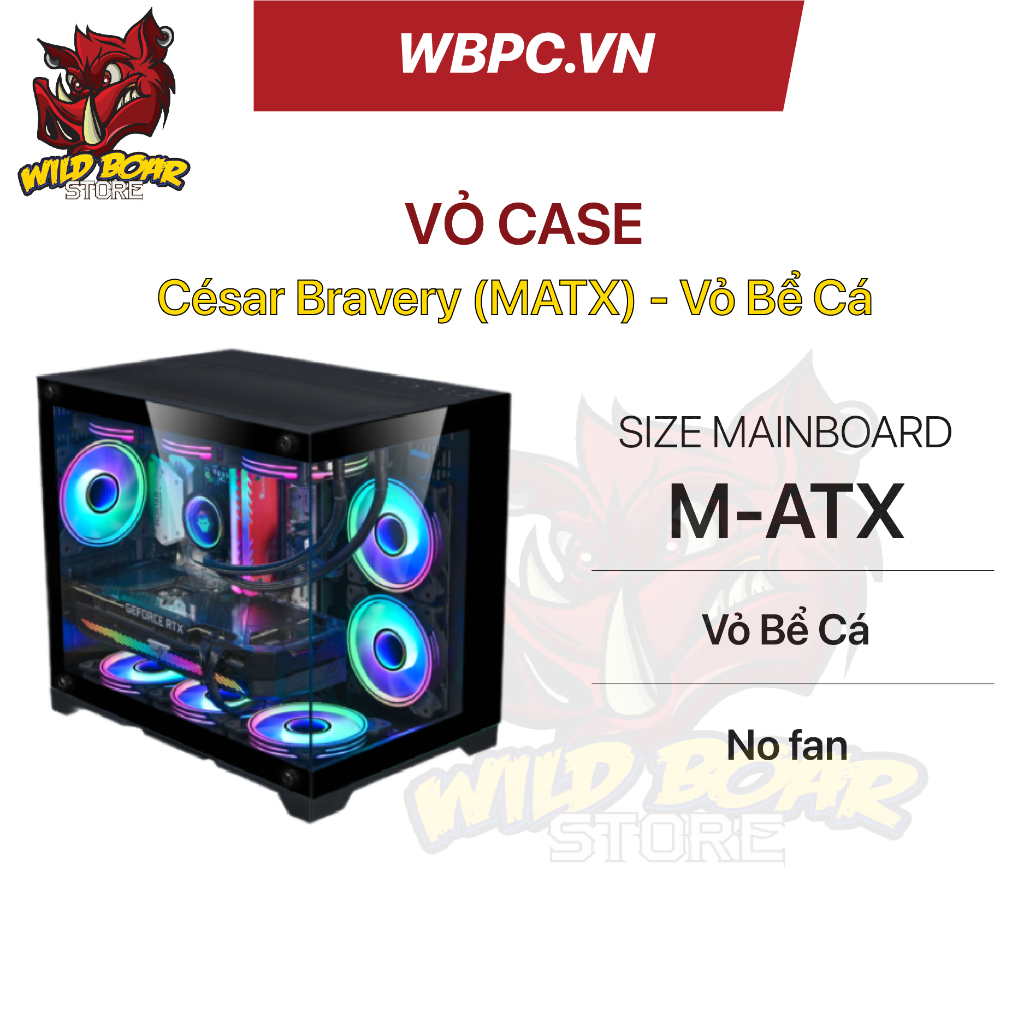 Vỏ Case César Bravery - Vỏ Bể Cá, 2 mặt kính cường lực | Shopee Việt Nam