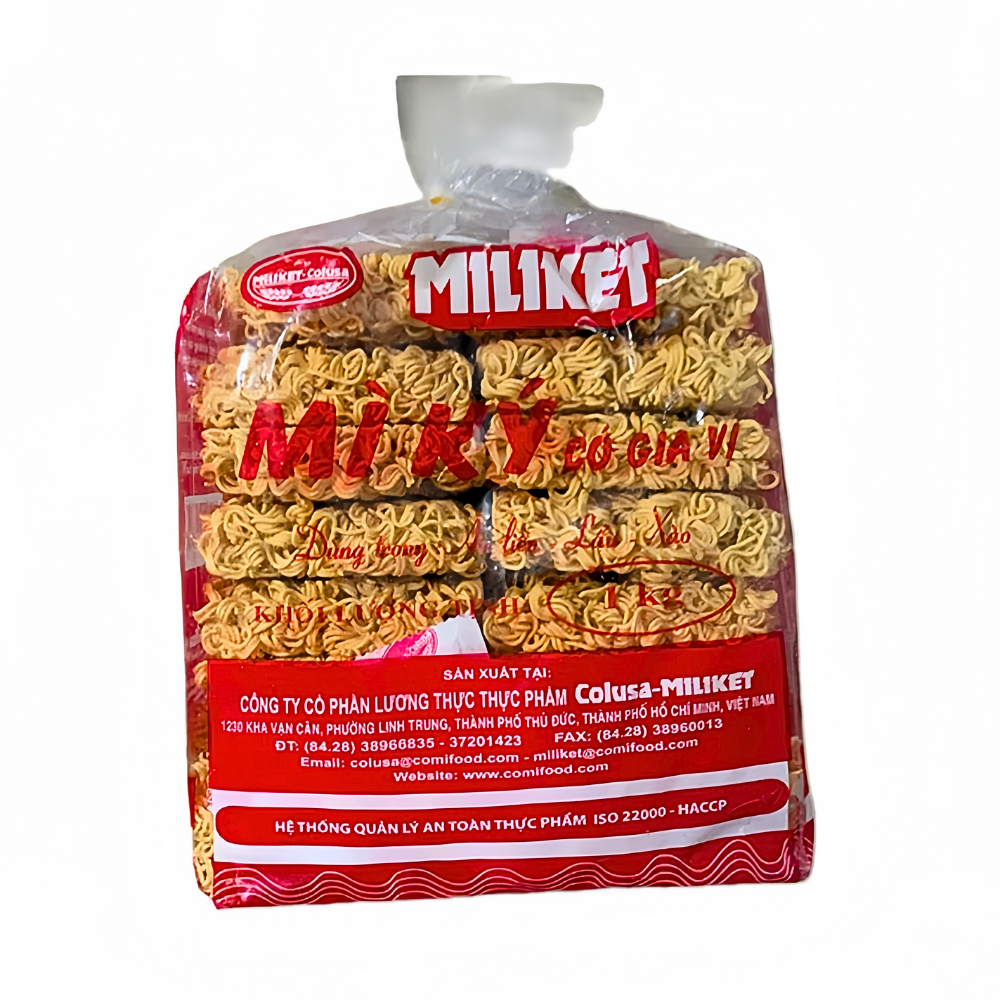 Thùng 10 gói mì Miliket ký có gia vị 1kg | Shopee Việt Nam