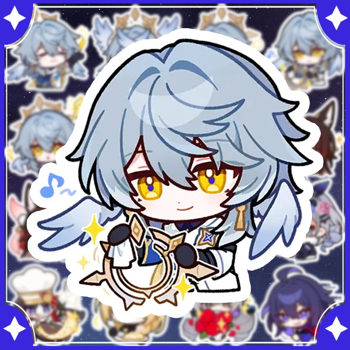 [Honkai Star Rail] Sticker Sunday, Fugue, Seele, Bronya, Silver Wolf ...