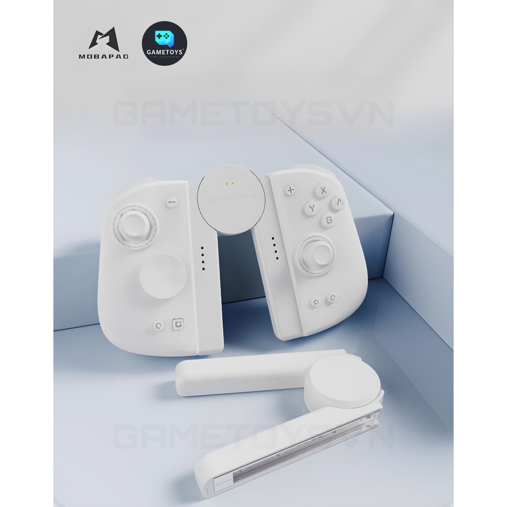 Grip sạc xịn sò (MOBAPAD) chỉnh nhiều góc độ cho JOYCON N.Switch / Mobapad M6 HD / M6S / IINE ...
