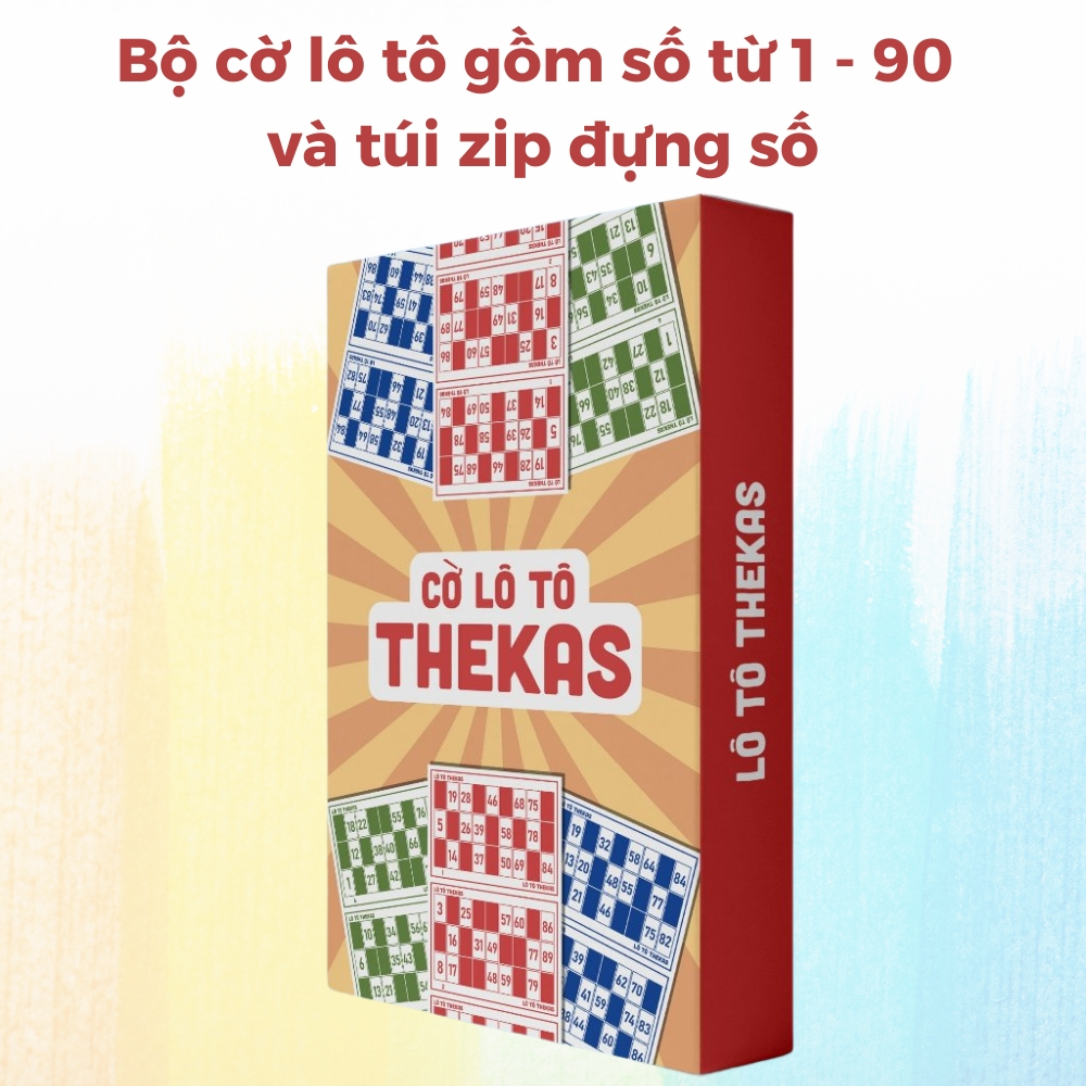 Bộ Lô Tô THEKAS Loại Cao Cấp, Cờ Lô Tô Trò Chơi Dân Gian Giải Trí Cực ...