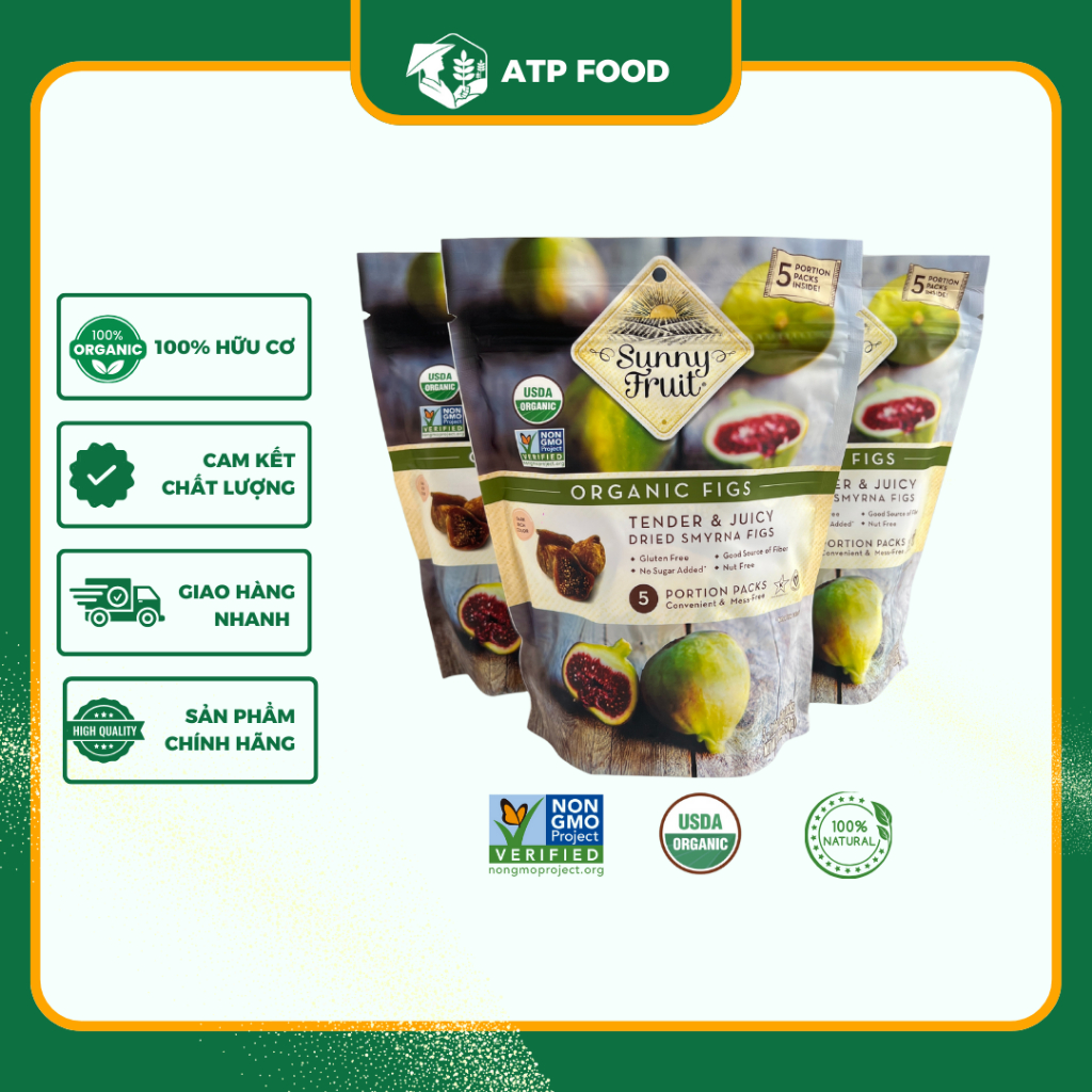 Sung Khô Hữu Cơ Sunny Fruit Không Thêm Đường, Gói 250g Không Chất Bảo ...