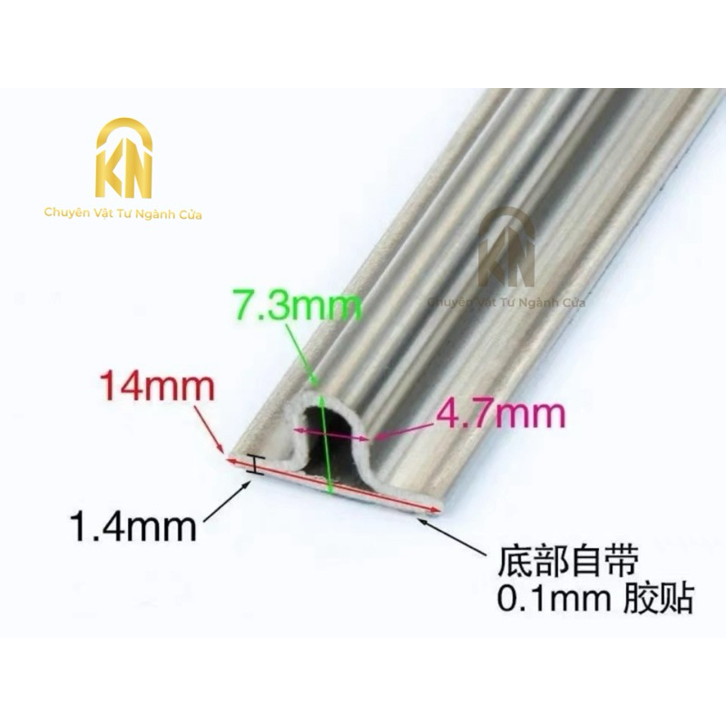 [Hot]Thanh ray inox -Ray dán cửa lùa đa năng chất liệu inox 304 không ...