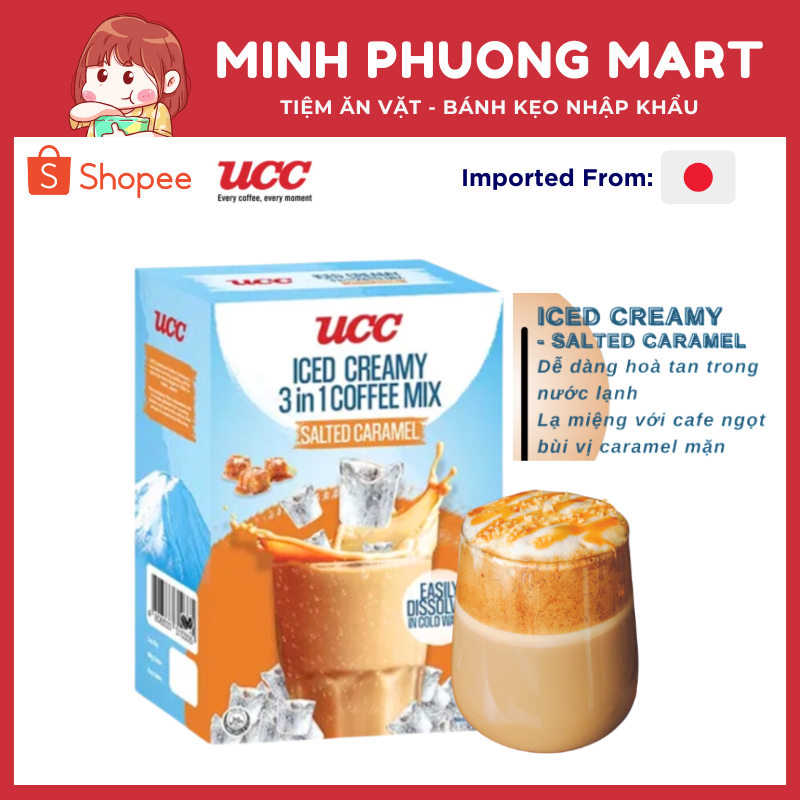 Cà phê hoà tan UCC vị Caramel Muối hộp 250 g (10 x 25 g) | Shopee Việt Nam