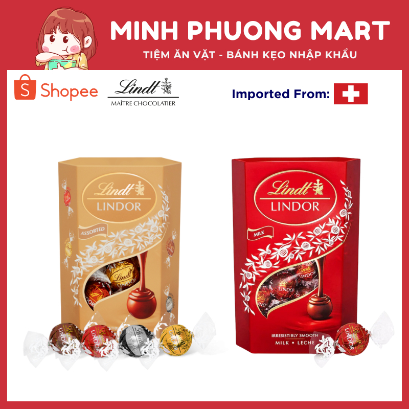Chocolate Lindt Lindor Hỗn Hợp 200g – Socola Thụy Sĩ Chính Hãng ...