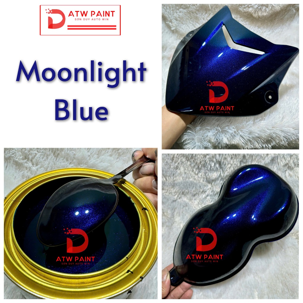 Sơn màu moonlight blue - Sơn 1k lon 500g | Shopee Việt Nam