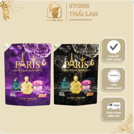 [COMBO 1 THÙNG 2 TÚI] Nước giặt Paris Super Liquid Detergent | Shopee ...