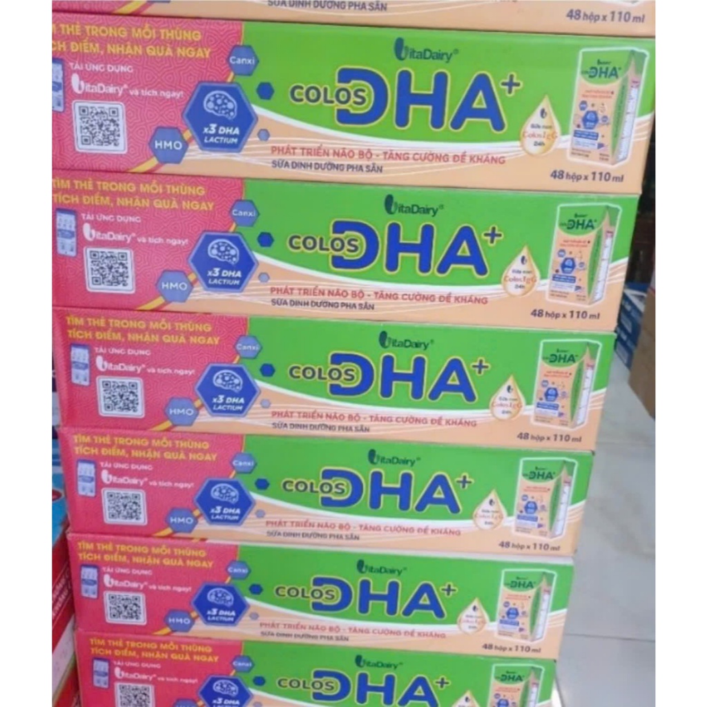 [ Mẫu mới + Thẻ cào tích xu] Thùng 48 hộp SBPS Colos DHA 180ml ( Date 2025) | Shopee Việt Nam
