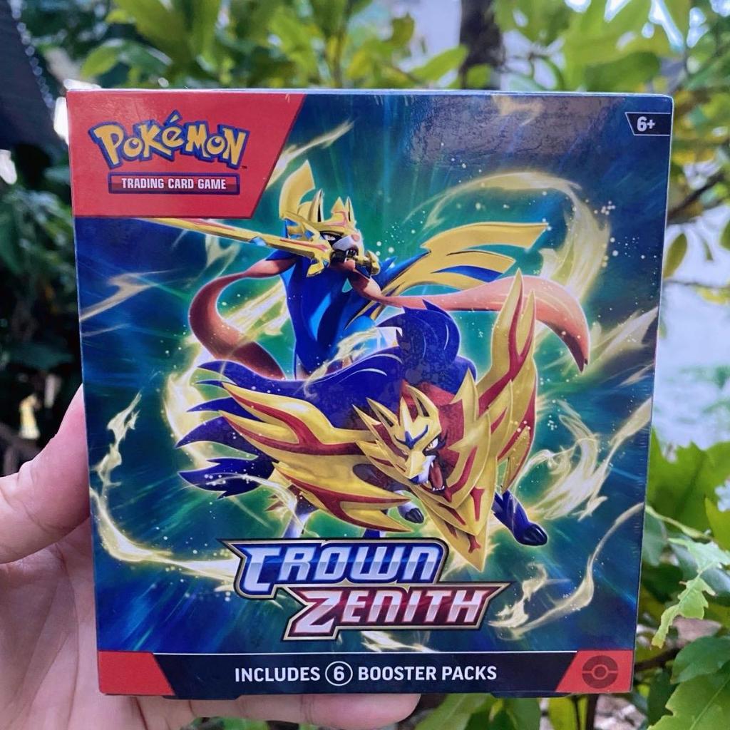 1 Box Thẻ Bài Pokemon Chính Hãng Crown Zenith Booster Bundle - 6 Pack ...