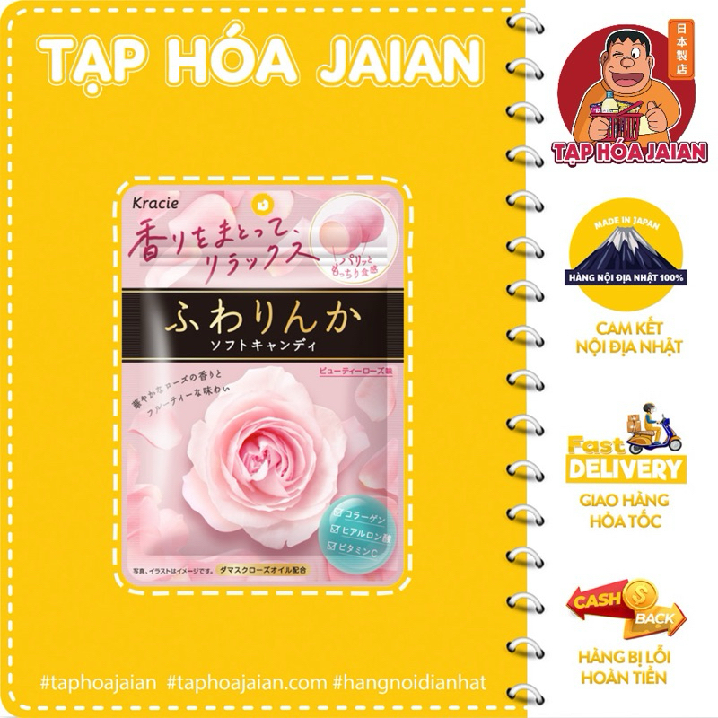 Kẹo Hoa Hồng Thơm Cơ Thể Kracie 27g - Hàng Nội Địa Nhật 100% | Shopee Việt Nam