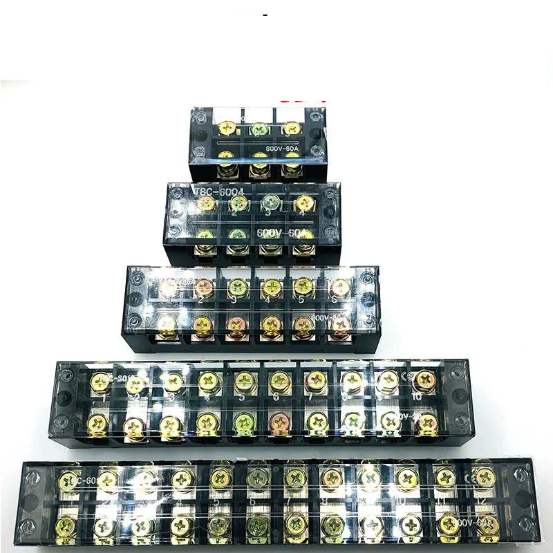 [Đơn tối thiểu 30k]Cầu Đấu Điện Domino đủ kích cỡ, TB25, 25A 3P 4P 6P 12P, lược cài Jumper 600V ...