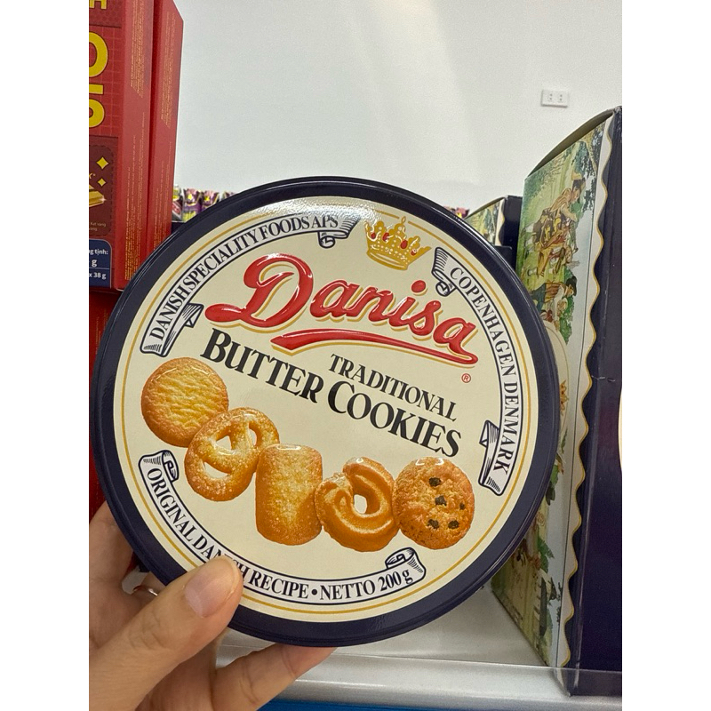 Bánh Danisa quy bơ hộp thiếc 200g date 02/12/2025 | Shopee Việt Nam