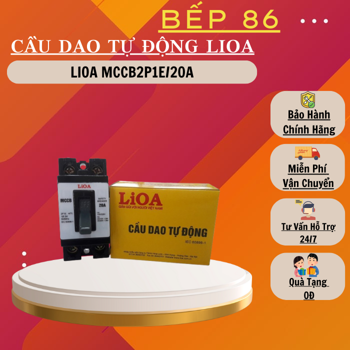 Cầu dao tự động an toàn APTOMAT LiOA 20A chuyên dùng cho bếp từ | Shopee Việt Nam