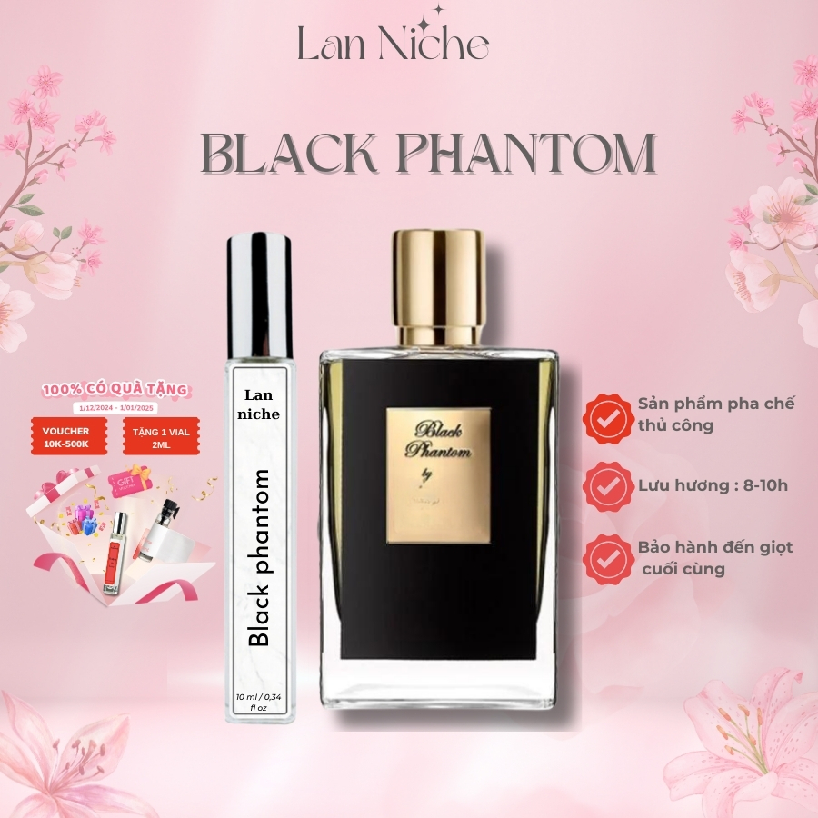 Nước Hoa Nam Black Phantom, Nước Hoa Luxury Lan Niche Phong Cách Bí Ẩn ...