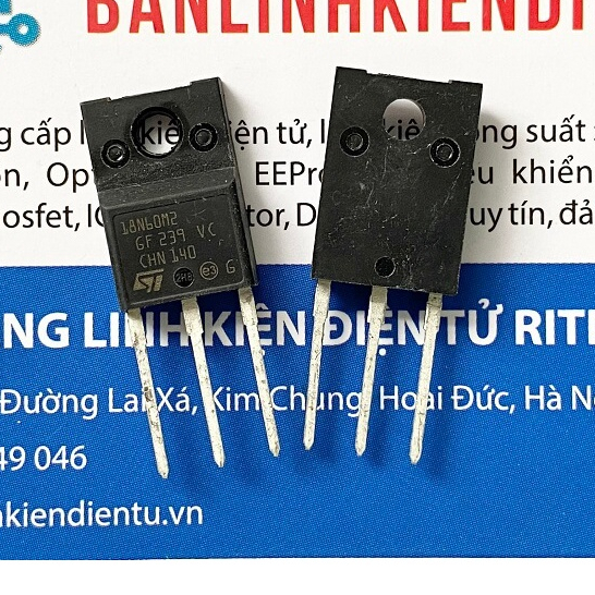[Combo 3 chiếc] 18N60M2 STFH18N60M2 Mosfet kênh N 13A 600V TO-220FP ...