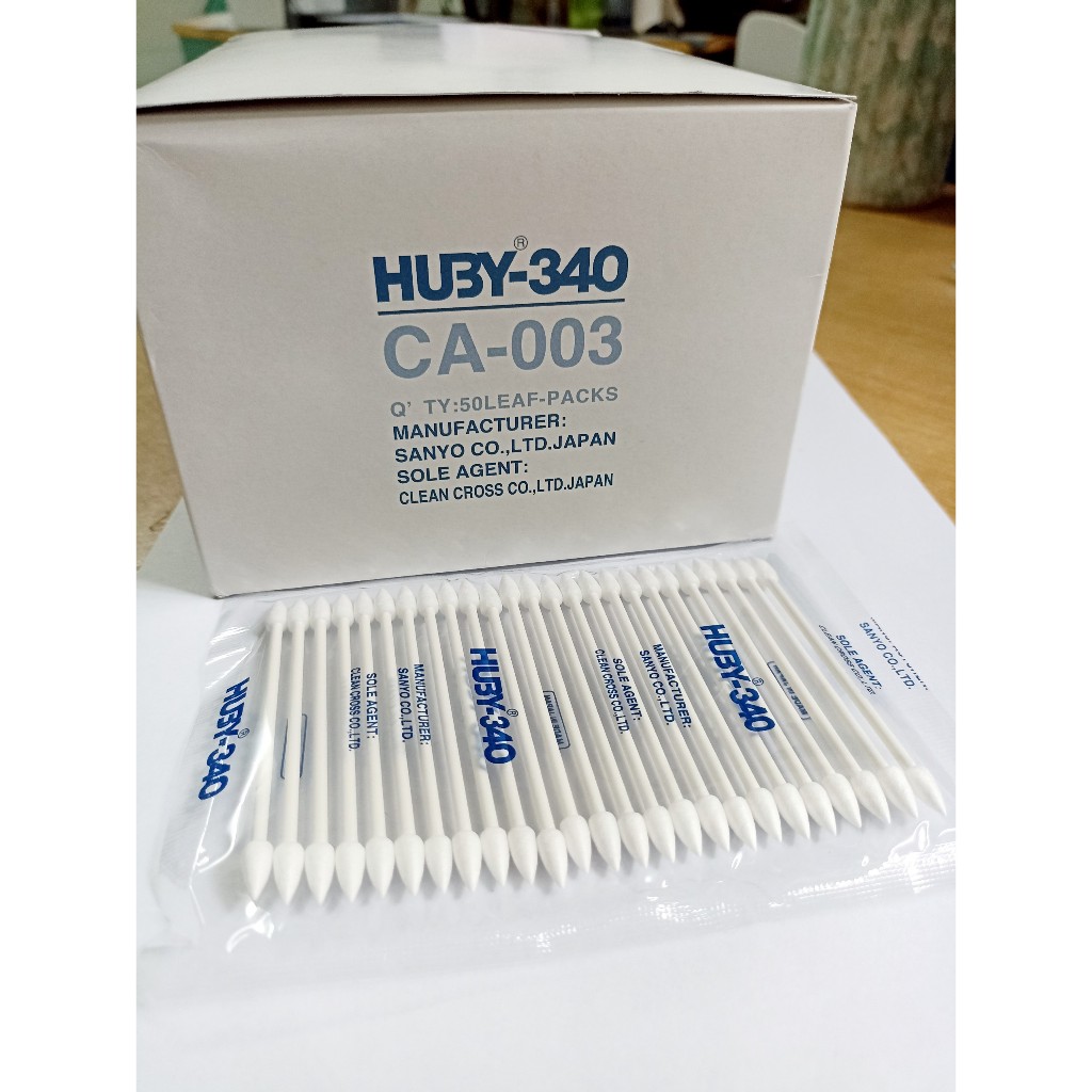 Tăm bông phòng sạch Huby CA-003 hàng chính hãng (10 gói/sét) | Shopee Việt Nam