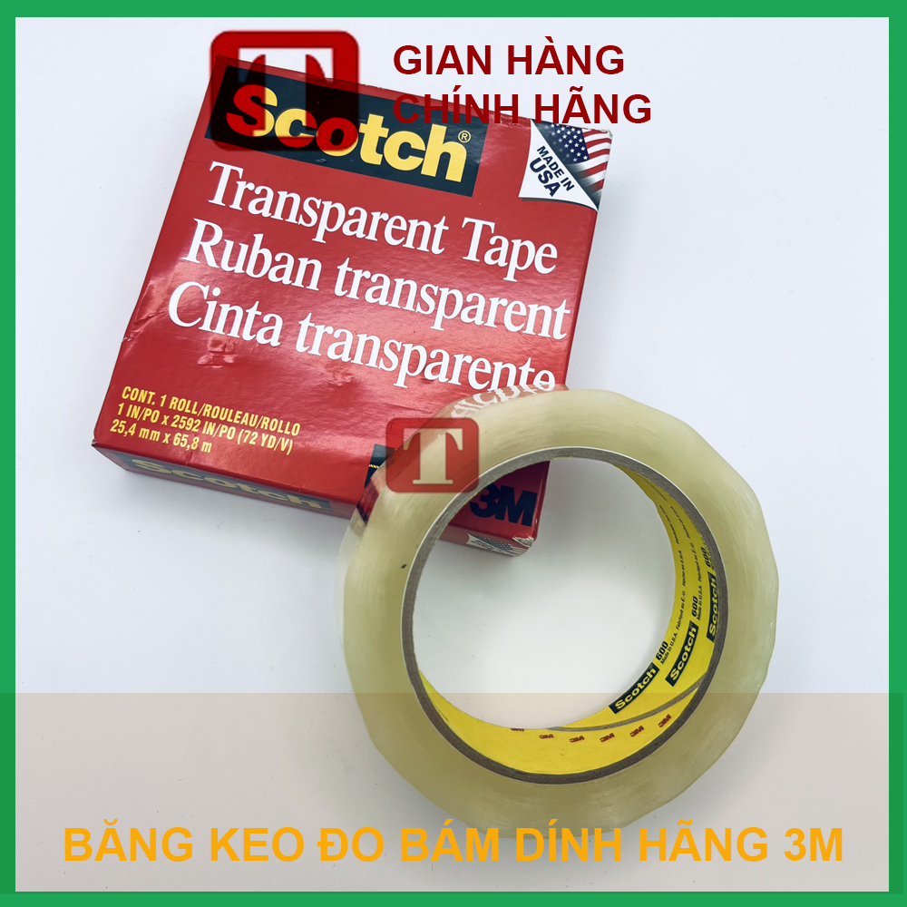 Băng Keo 3M 600 kiểm tra độ bám dính sơn, vật liệu phủ | Shopee Việt Nam