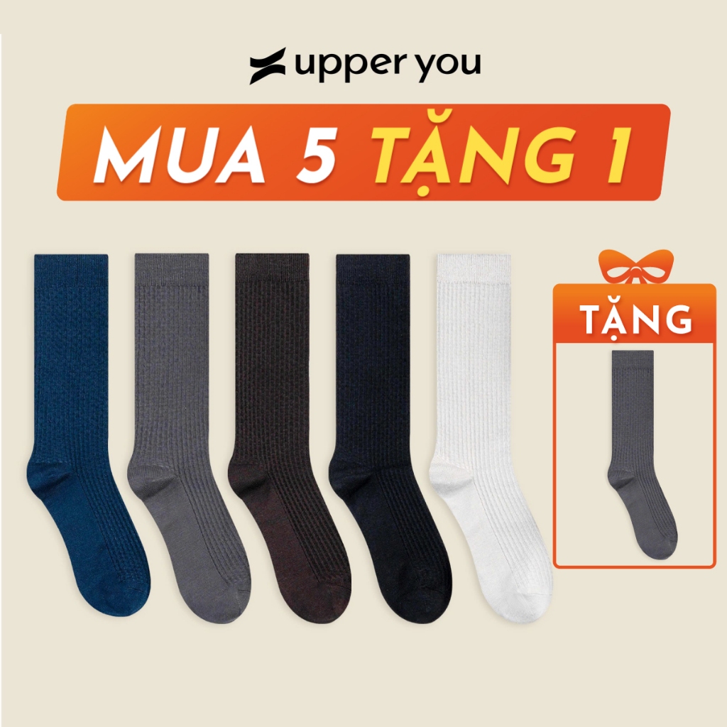 Tất Vớ Cổ Cao Nam Bamboo Cao Cấp Signature UPPER YOU Công Nghệ Không ...