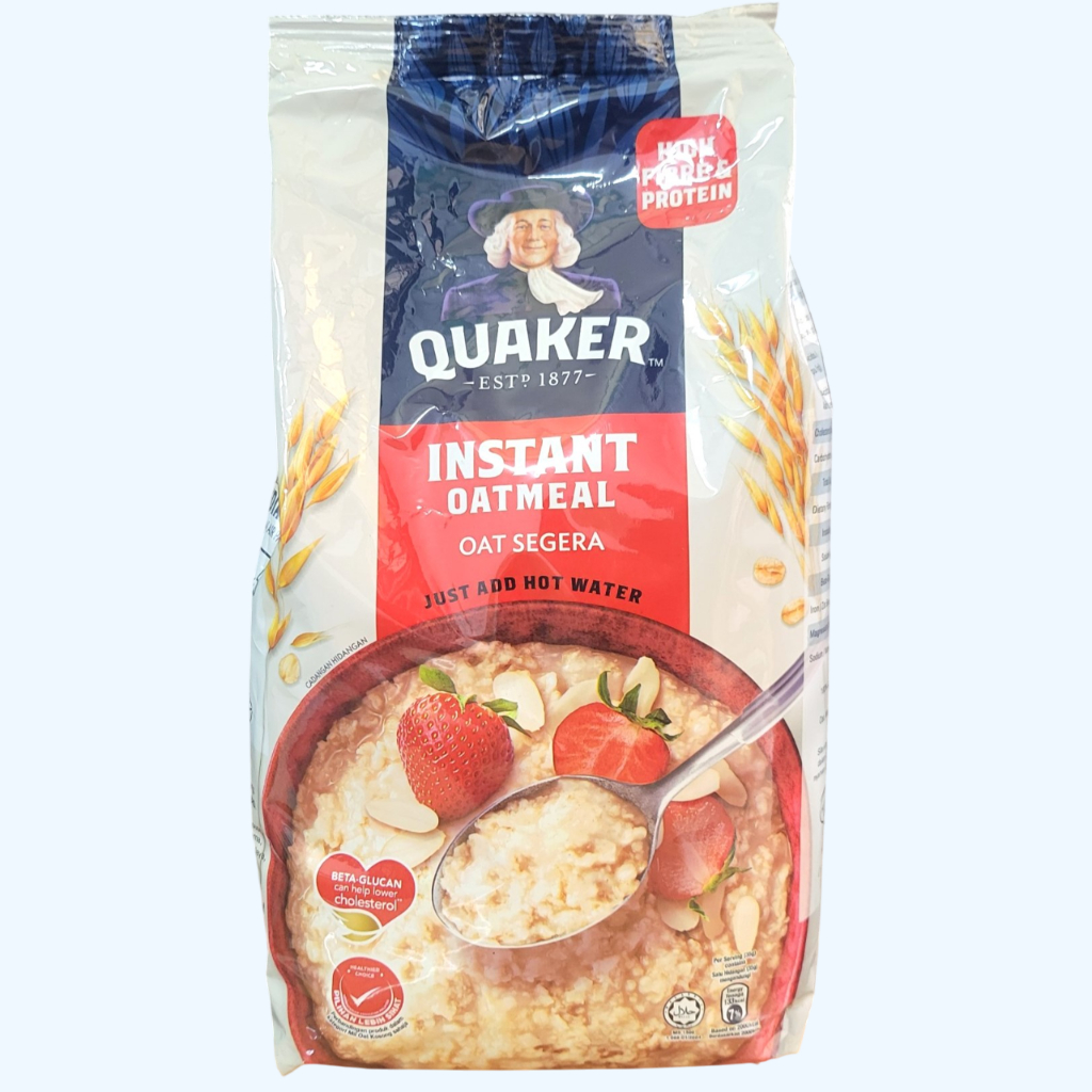 QUAKER -- TÚI LỚN 1 Kg -- YẾN MẠCH NGUYÊN CHẤT ĂN LIỀN SX MALAYSIA ...