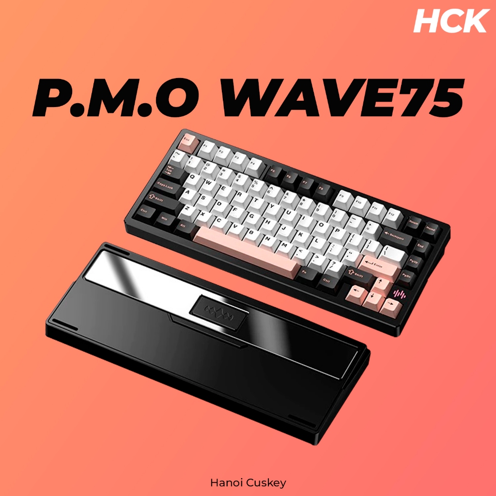 [Sẵn Hàng - CHÍNH HÃNG] Bàn Phím Cơ PMO Wave75 Không Dây Có Ball Catch ...