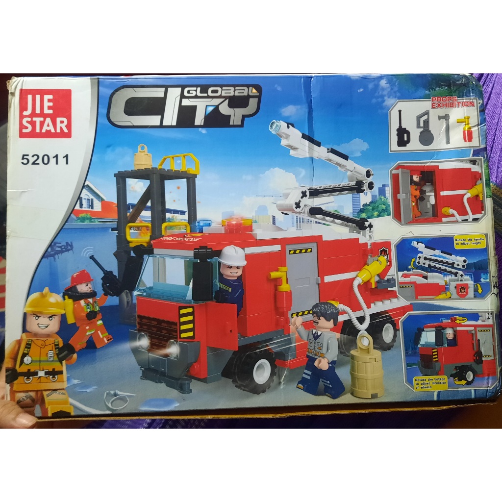 Lego xe cứu hoả 324 mảnh | Shopee Việt Nam