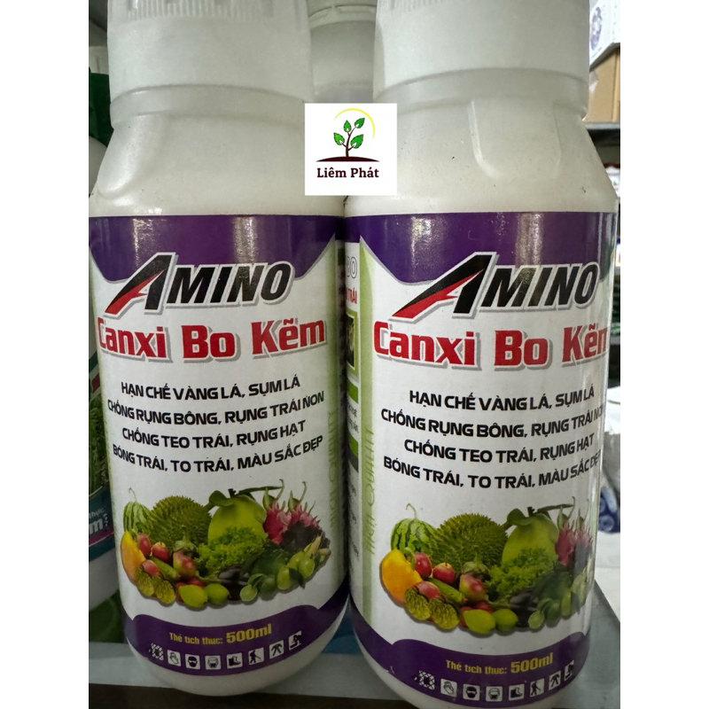 phân vi lượng Amino Canxi Bo Kẽm chai 500ml | Shopee Việt Nam