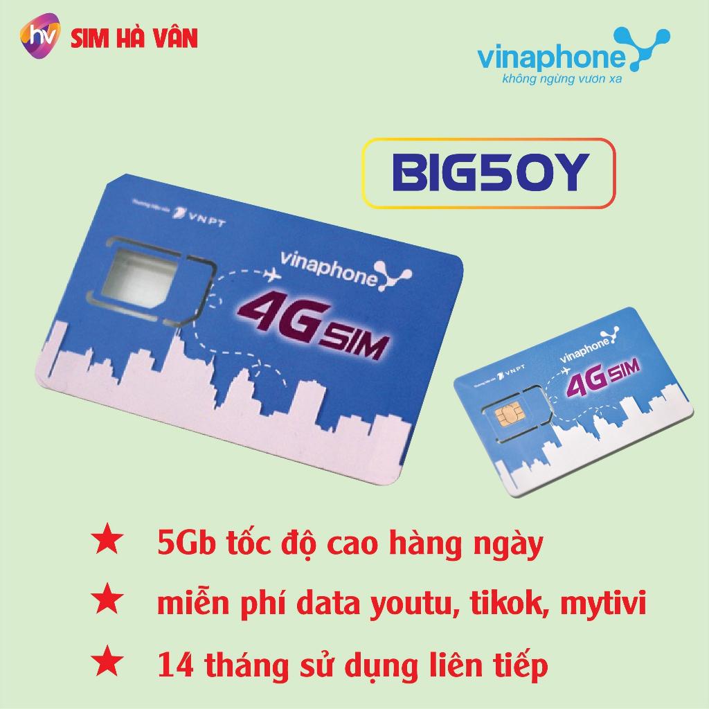 Big50y - sim vinaphone 14 tháng: ngày có 5G, miễn phí data dùng tikok, youtu, my tivi | Shopee ...