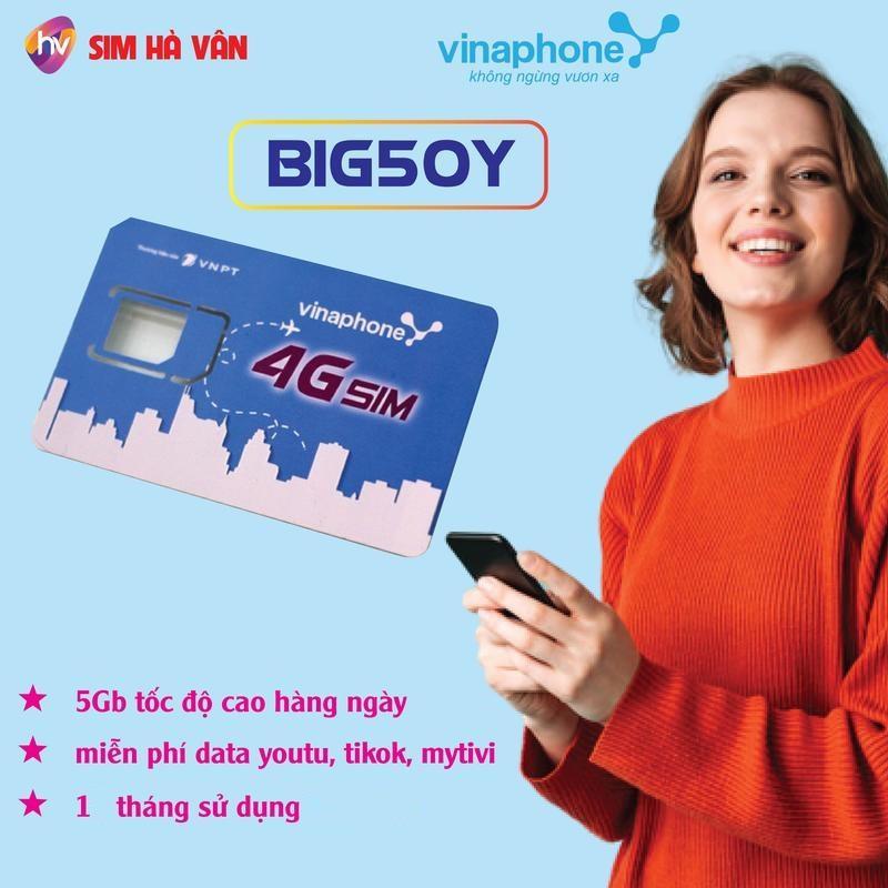 Big50y - sim vinaphone 1 tháng: ngày có 5G, miễn phí data dùng tikok, youtu, mytivi, zl | Shopee ...