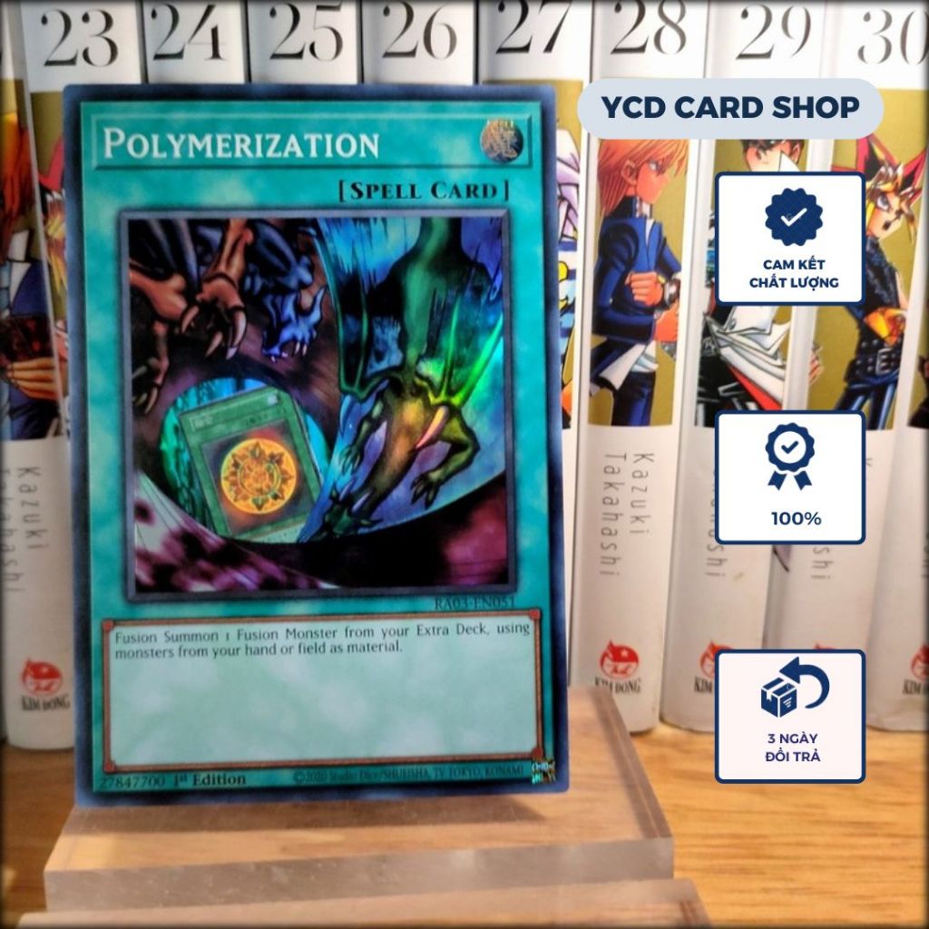 [YCDcardgame] Thẻ Bài Yugioh Chính Hãng Polymerization (Alternate ...
