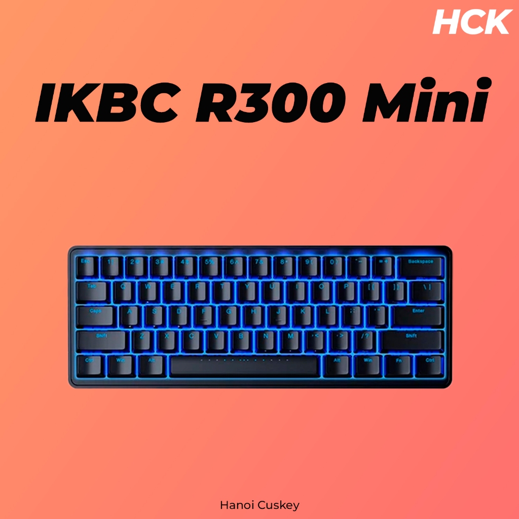 Bàn phím cơ IKBC R300 Mini switch Cherry led xanh - HCK | Shopee Việt Nam