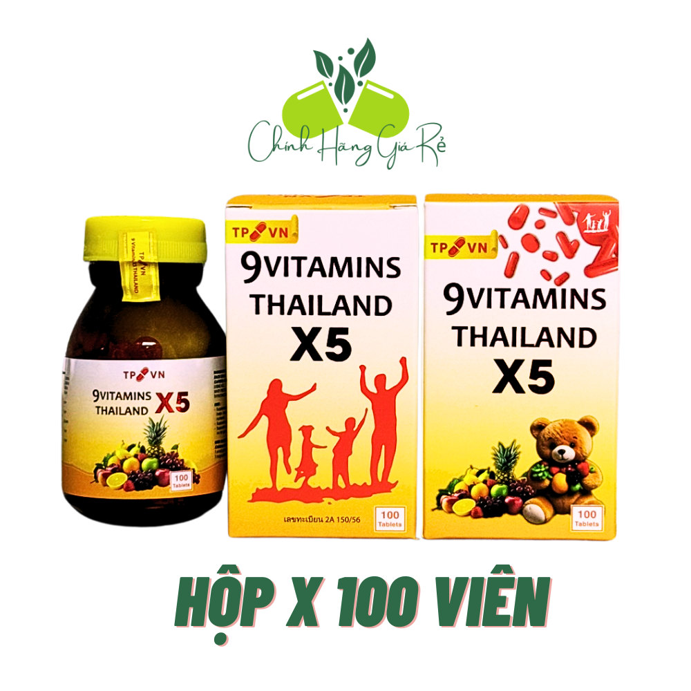 Tăng Cân Vitamin TP X5 Thái Lan 100 Viên Chính Hãng | Shopee Việt Nam