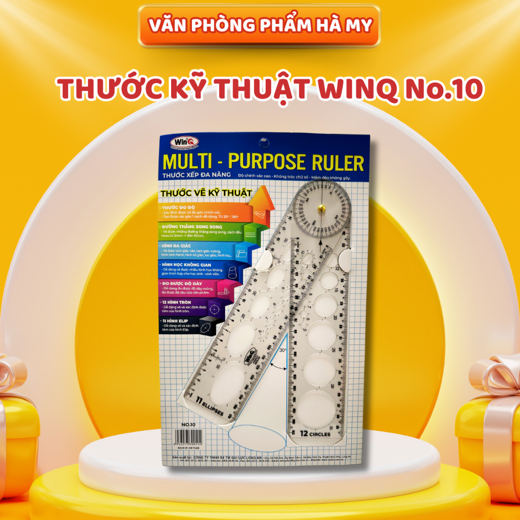 Thước Đa Năng - Thước Kỹ Thuật WinQ No.10 | Shopee Việt Nam