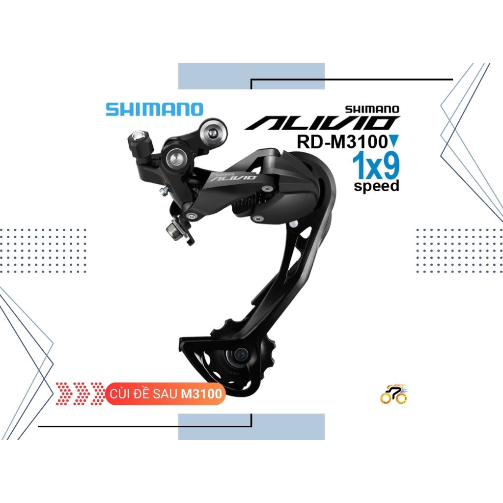 CÙI ĐỀ SAU SHIMANO ALIVIO RD M3100 (9 TỐC ĐỘ) | Shopee Việt Nam