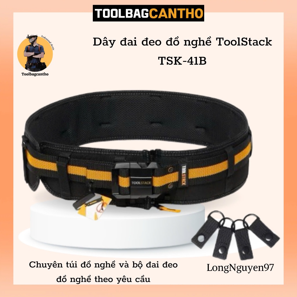 Dây đai đeo đồ nghề ToolStack TSK-41B khóa bấm nhựa | Shopee Việt Nam