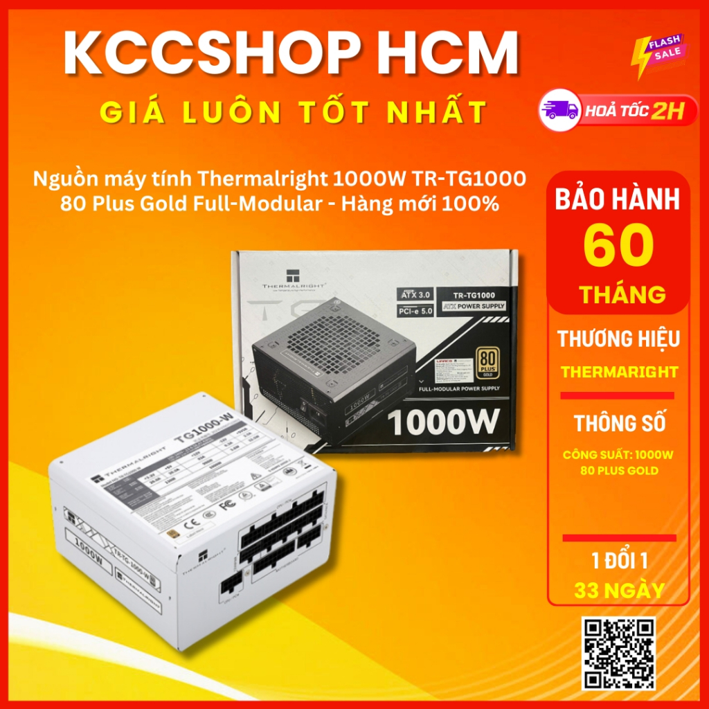 Nguồn máy tính Thermalright 1000W TG-1000 80 Plus Gold Full-Modular - Hàng mới BH 5 năm | Shopee ...