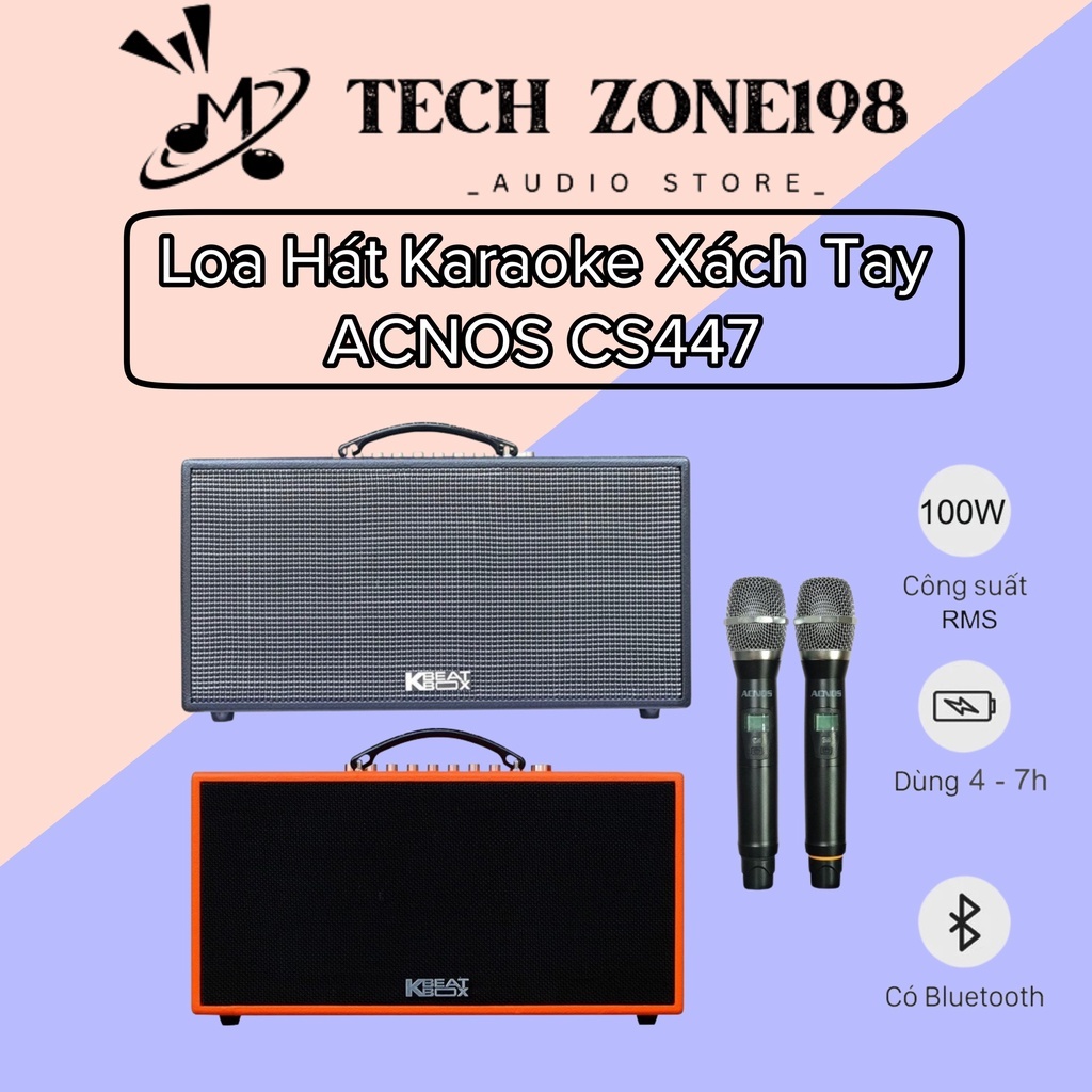 Loa karaoke xách tay Acnos CS447 VÀ CS300 - Hàng Chính hãng - Bảo hành 12 tháng | Shopee Việt Nam