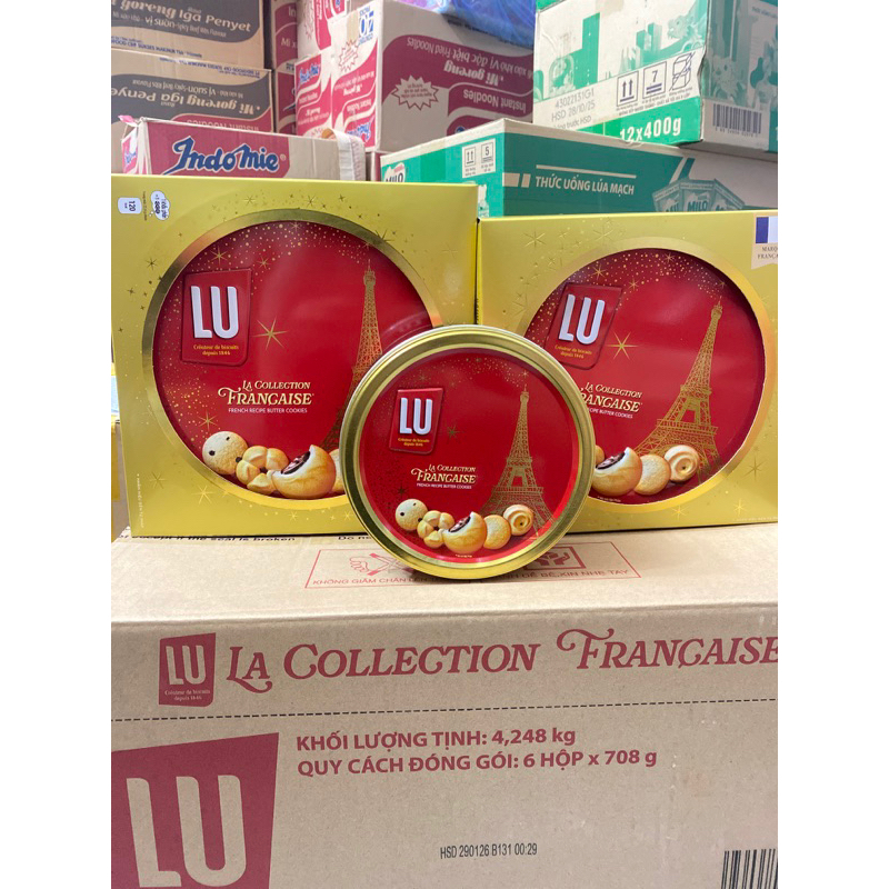 Bánh Quy Bơ Cao Cấp LU Hộp Thiếc 180g/540g/708g | Shopee Việt Nam